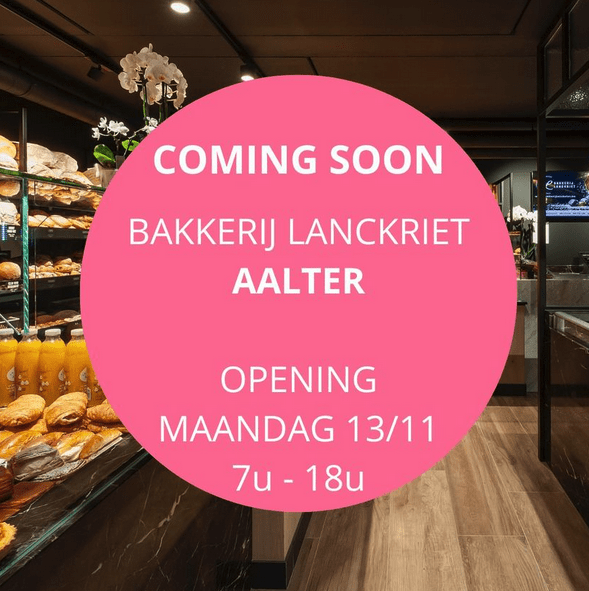 Bakkerij Lanckriet neemt Bakkerij Lievens over en opent zo zijn achtste ...